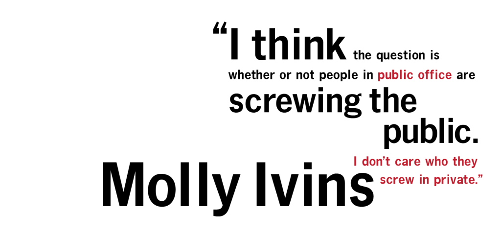 Molly Ivins – Estella Noce
